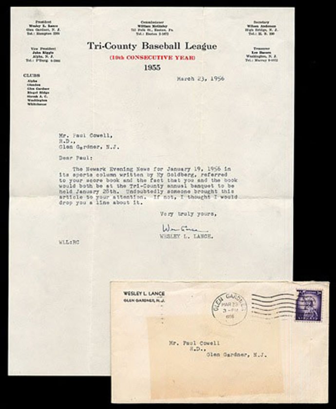 Bernards BaseBall Club of 1867 - Mr. Local History Project