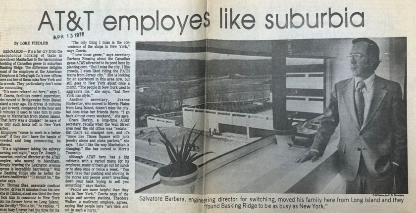 Retrospective: Building AT&T Headquarters Basking Ridge - Mr. Local History Project
