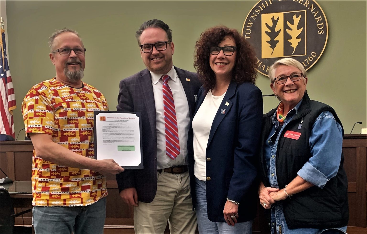 Township Resolution Honors Bernards Township Day - Mr. Local History Project